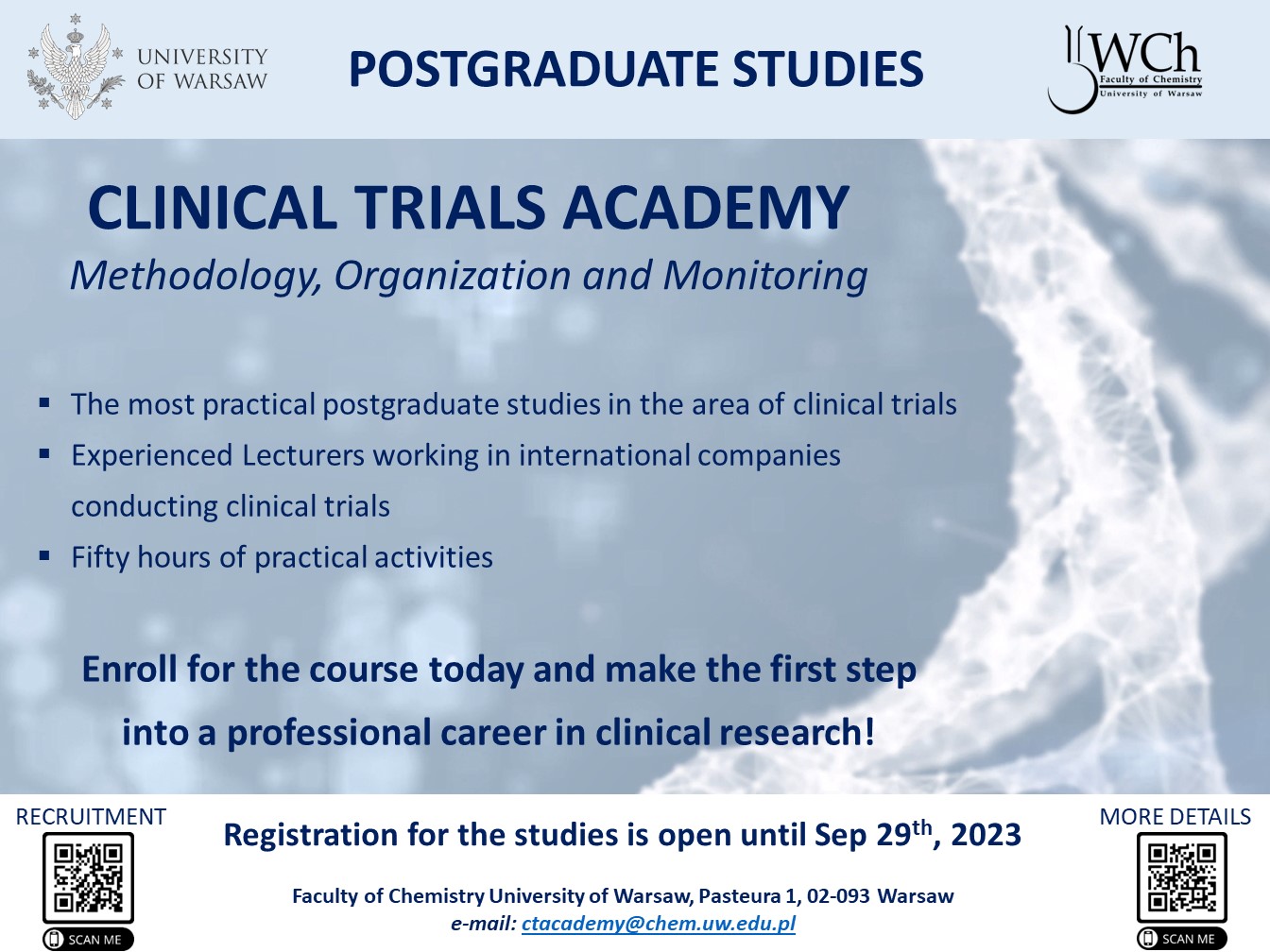 Clinical Trials Academy – methodology, organization and monitoring ...