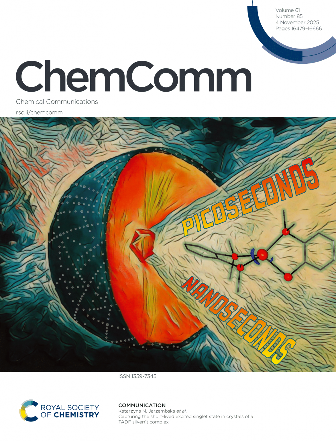 Publikacja w Chemical Communications (2025) – Wydział Chemii Uniwersytetu Warszawskiego